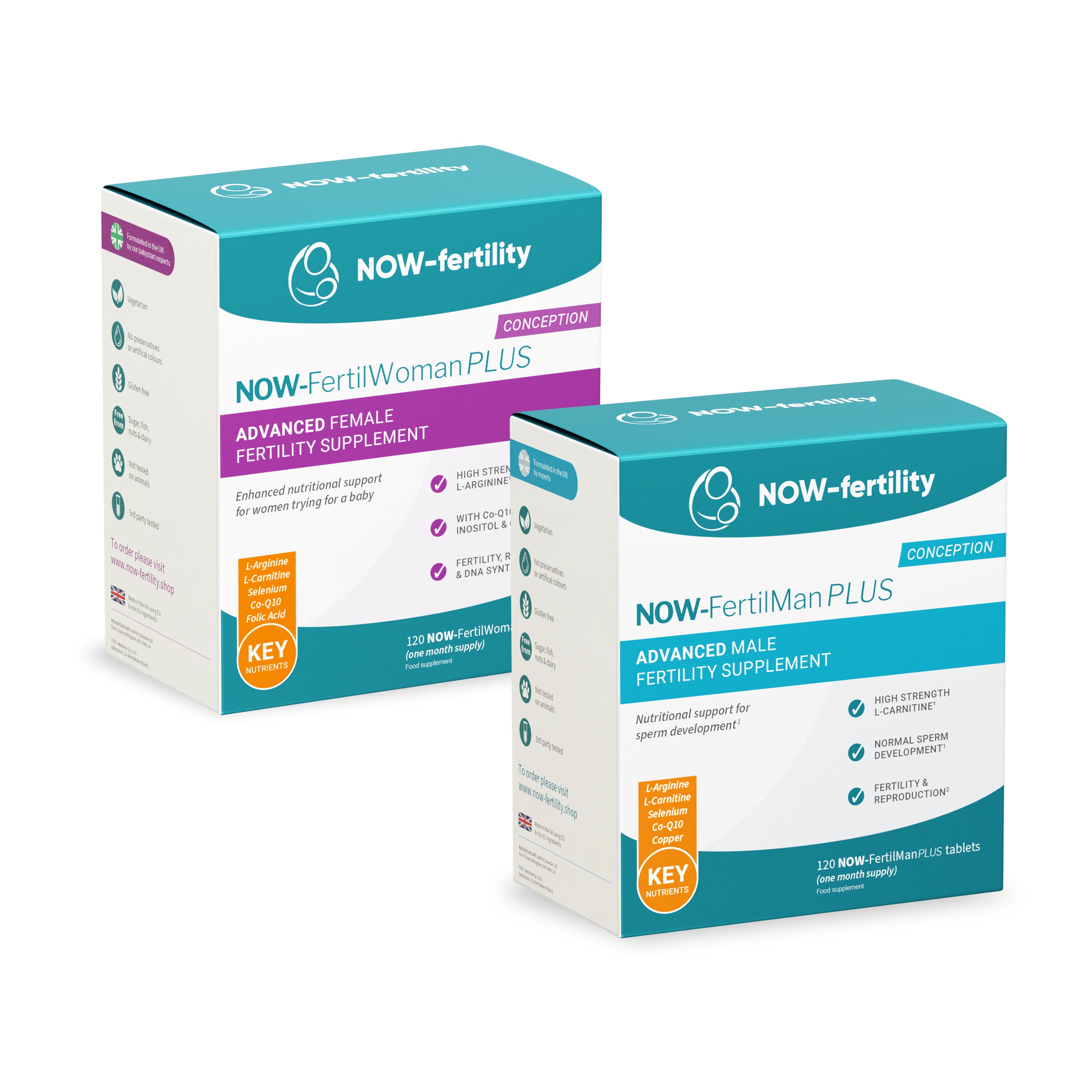 NOW-FertilMan PLUS & NOW-FertilWoman PLUS